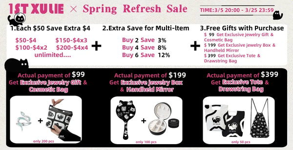 🌸 Spring Refresh Sale – Exclusive Savings & Gifts Await! 🌸 – 1ST XULIE